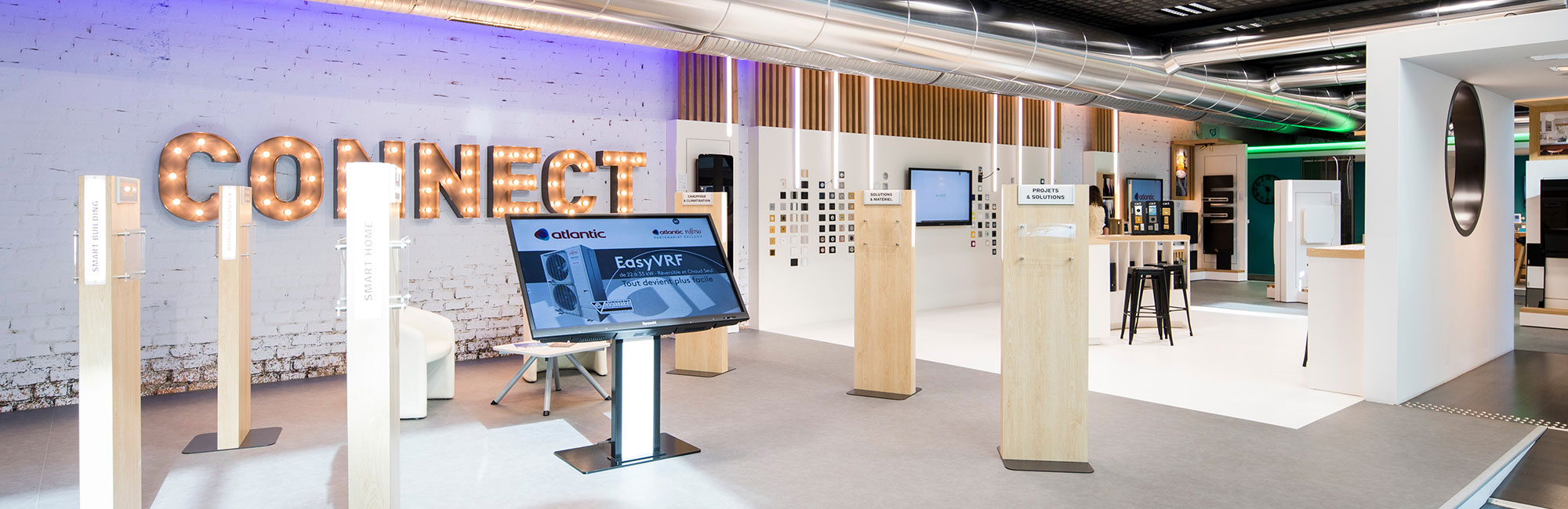Showroom Le Mat'Electrique, Groupe Sonepar | GL events Agencement