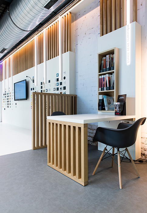 Showroom Le Mat'Electrique, Groupe Sonepar | GL events Agencement