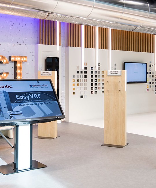 Showroom Le Mat'Electrique, Groupe Sonepar | GL events Agencement