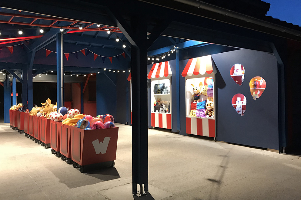 Boutique Souvenir du Parc Walibi | Agencement